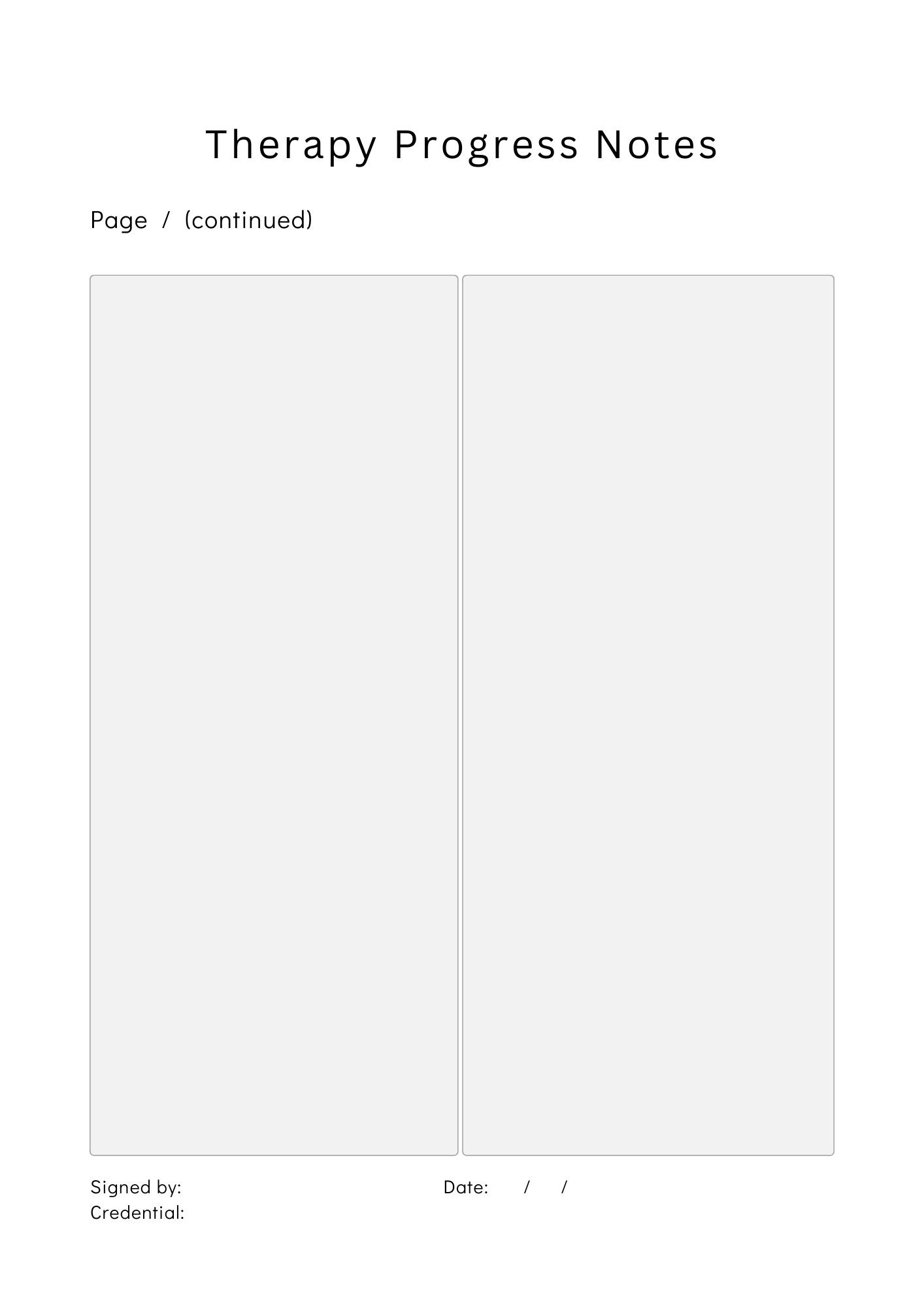 Therapy Progress Notes - Etsy