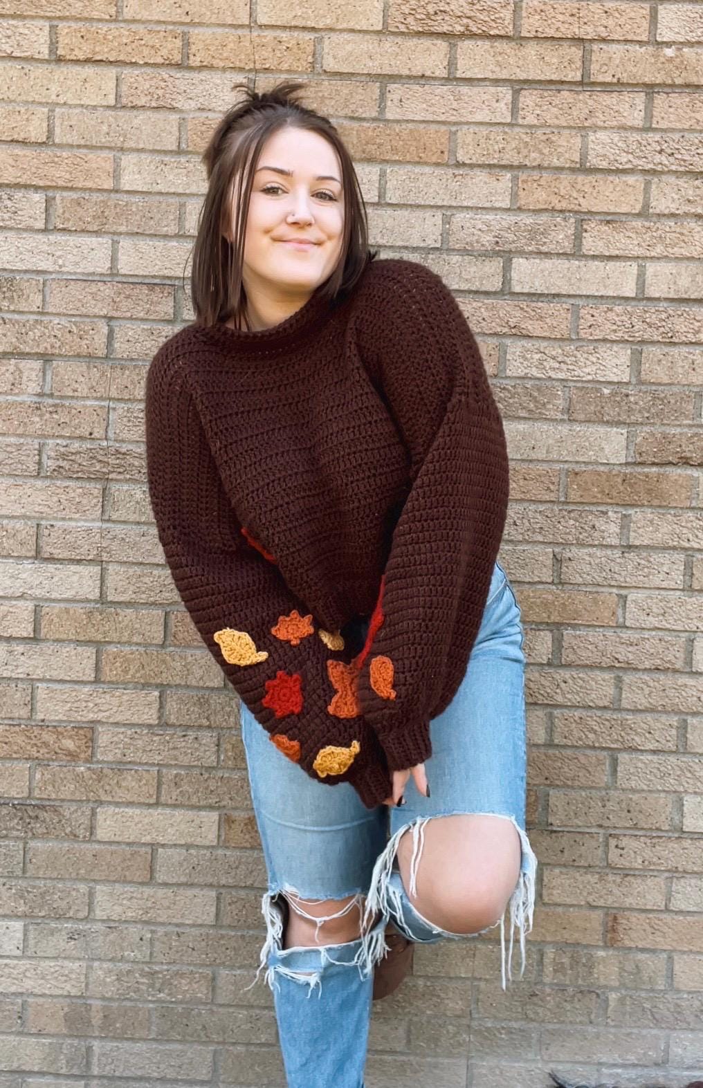 Marvelous Maple Sweater Crochet PATTERN Instant Download, Crochet Top ...