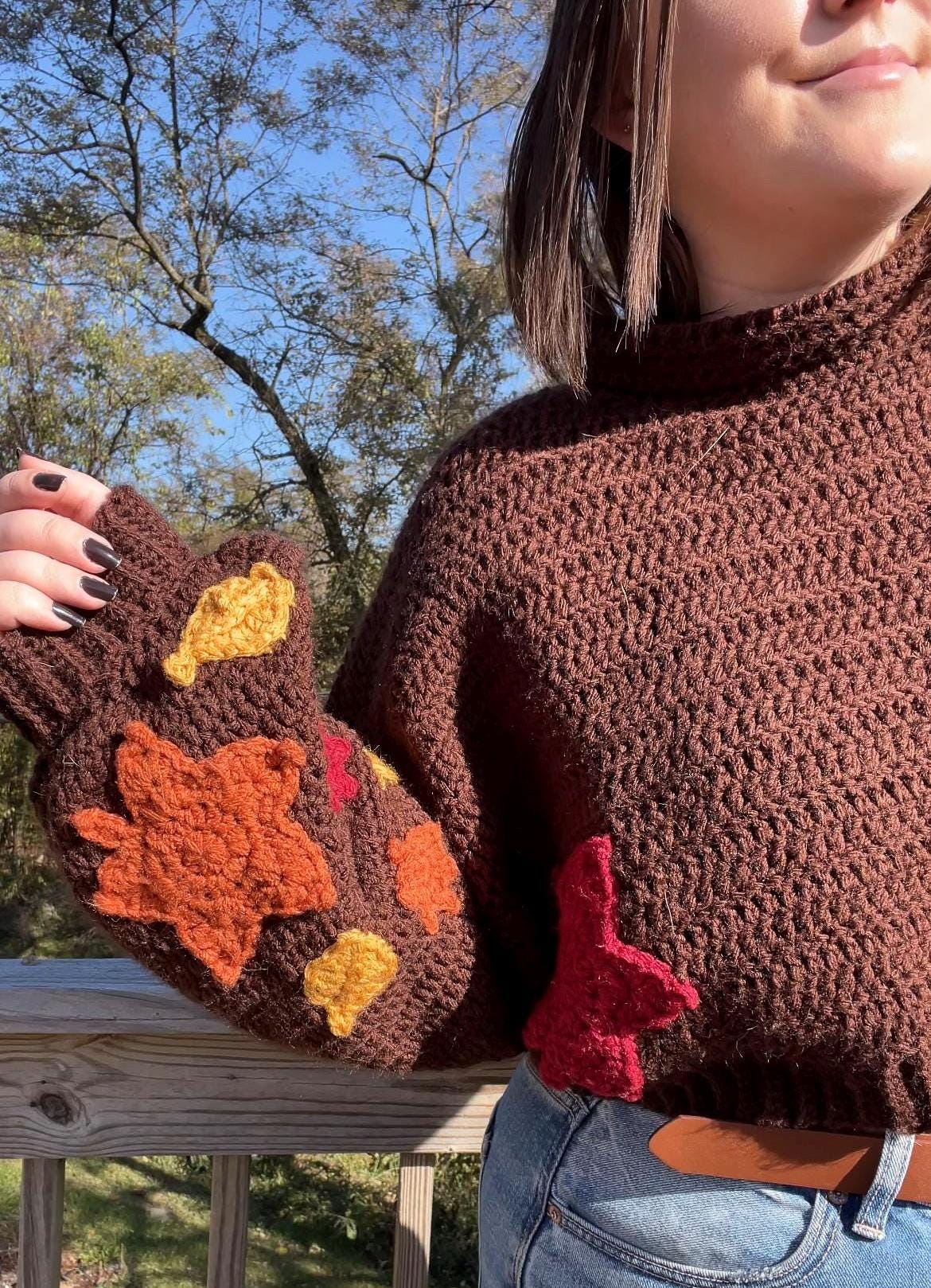 Marvelous Maple Sweater Crochet PATTERN Instant Download, Crochet Top ...