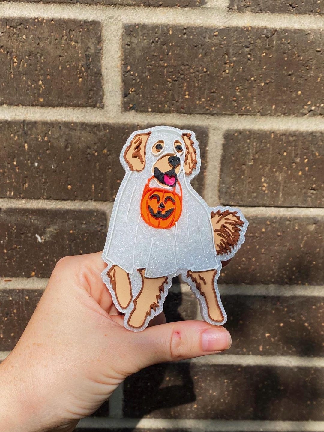 Dog Ghost Car Freshies Cute Custom Luxury Car Decor Air Fresheners Fall ...