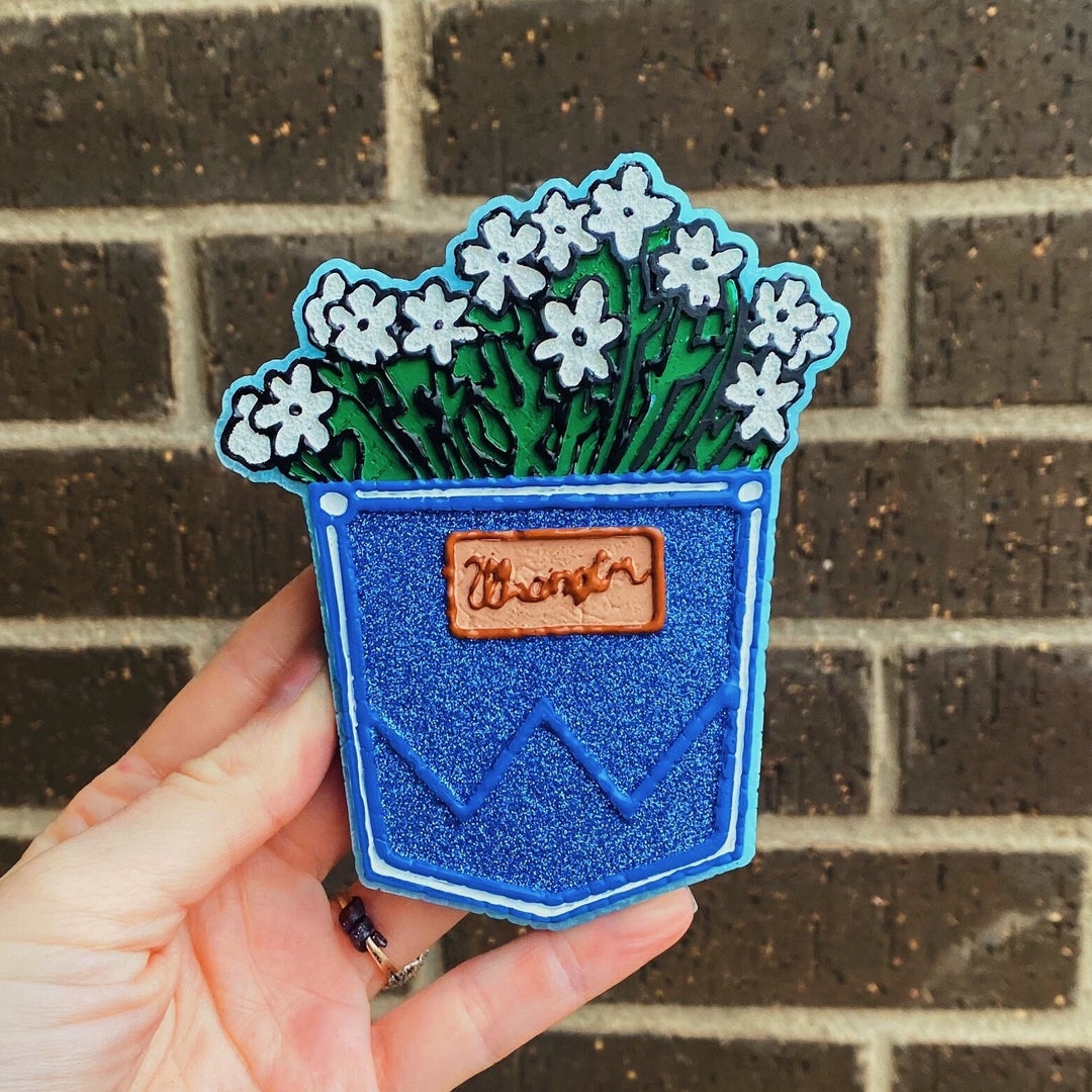 Wrangler Pocket With Daisies Car Freshies Custom Luxury Car Decor Air ...