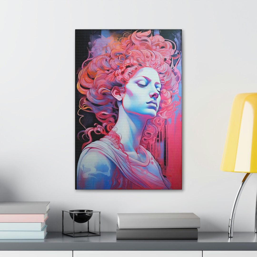 Greek Goddess Athena Wall Art Print High Quality Canvas Art Gift - Etsy