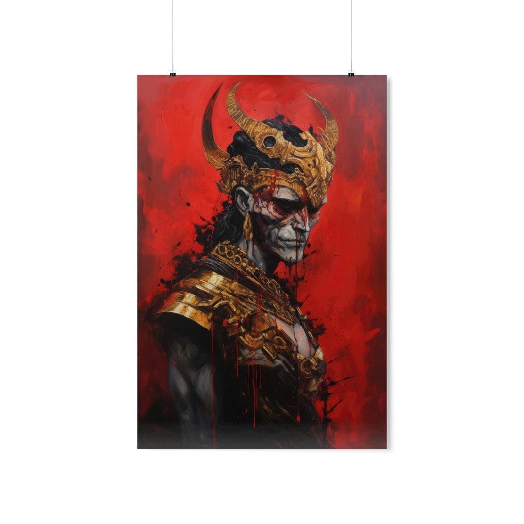 Greek God Hades Digital Wall Art Print Ready High Quality Printable ...