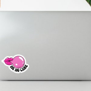 Sassy Me No Care Attitude Meme Sticker. Unapologetically and Carefree ...