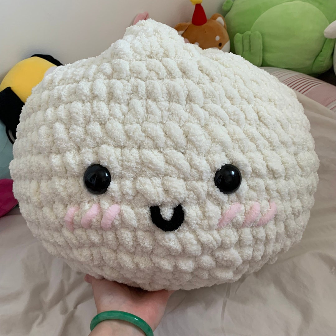 Giant Crochet Bao Bun Plush Pillow Cute Handmade Bao Bun - Etsy