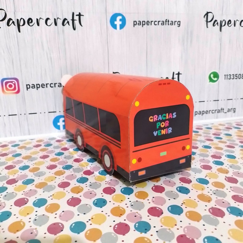 Orange Bus Bebefinn Hogi Pinkfong Papercraft, Colored Buses, Editable ...
