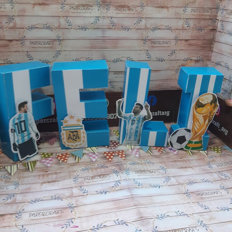 Letras 3D Editables 15 cm, Letras College, Letras rellenables, Letras ...
