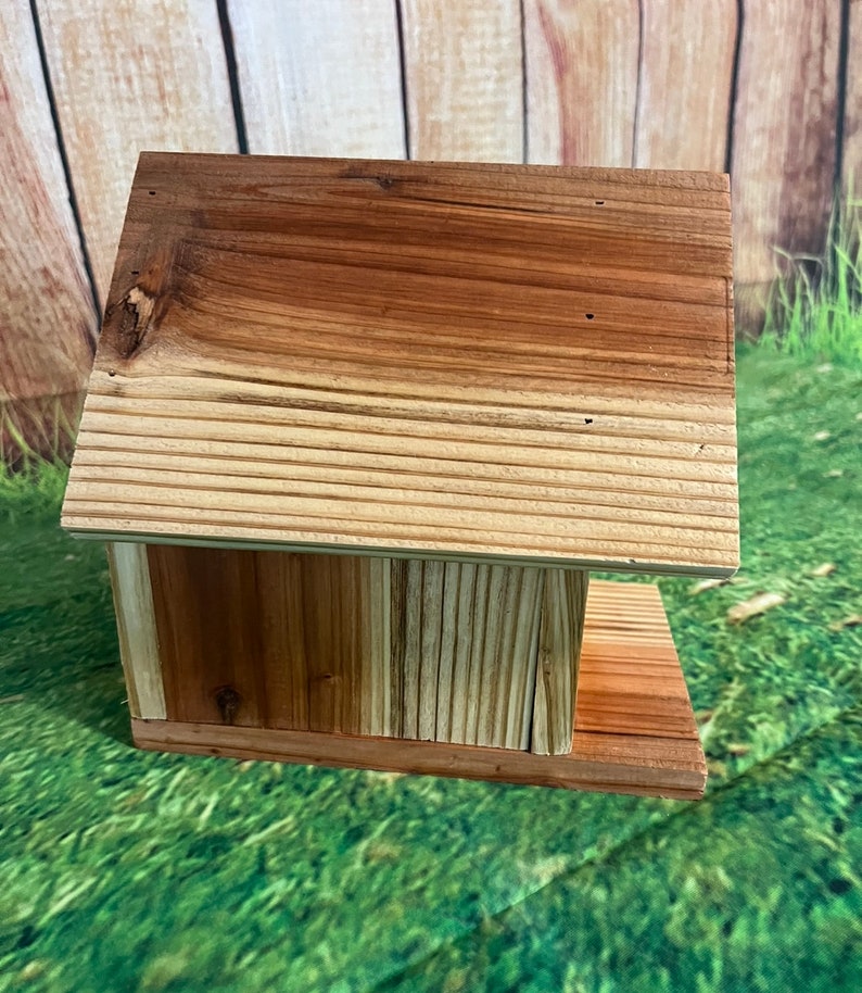 Handcrafted Cedar Birdhouse: Backyard Bird Watching - Etsy