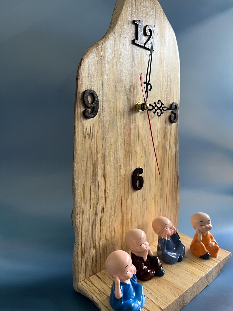 Hear No Evil Live Edge Clock - Etsy