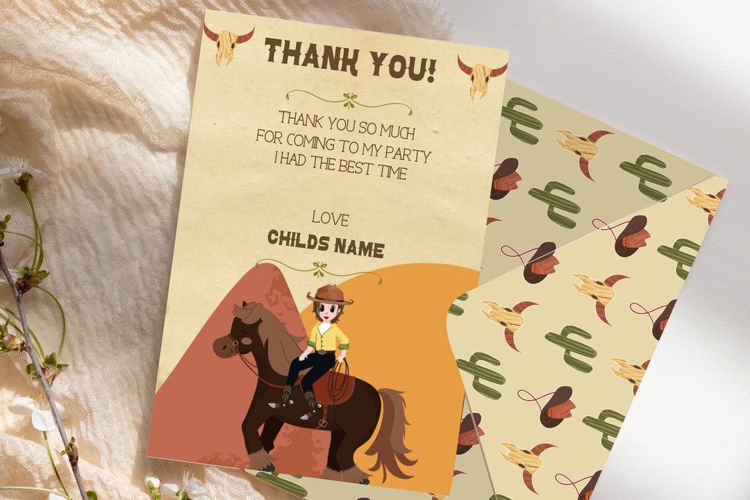 Express Your Cowboy Gratitude: Design Your Own Custom Portrait Cowboy ...