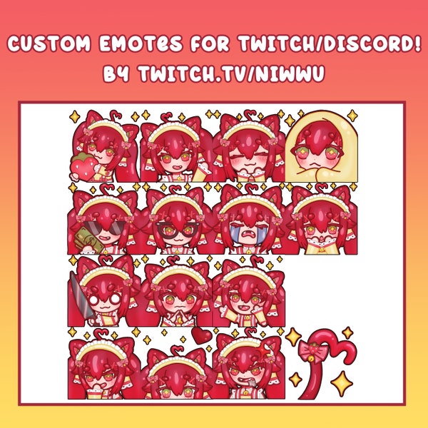 Furry Twitch Emotes - Etsy