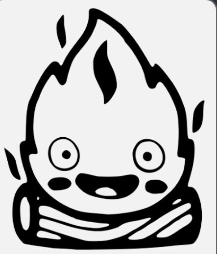 Calcifer Decal/studio Ghilbi Inspired Decal/vinyl Waterproof Stickers ...