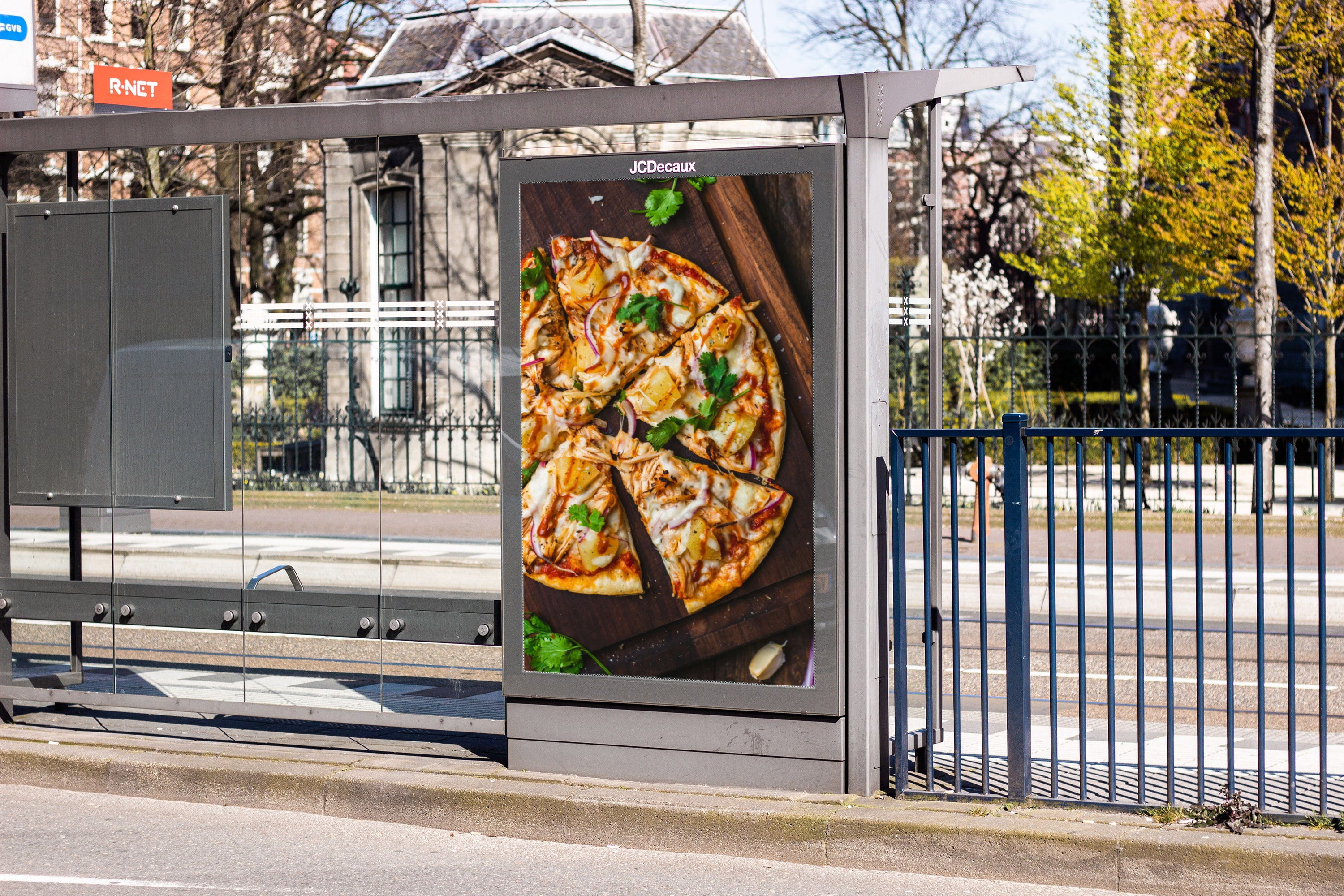 PSD Electronic Bus Billboard Mockup, High-res Realistic Signage Mockup ...