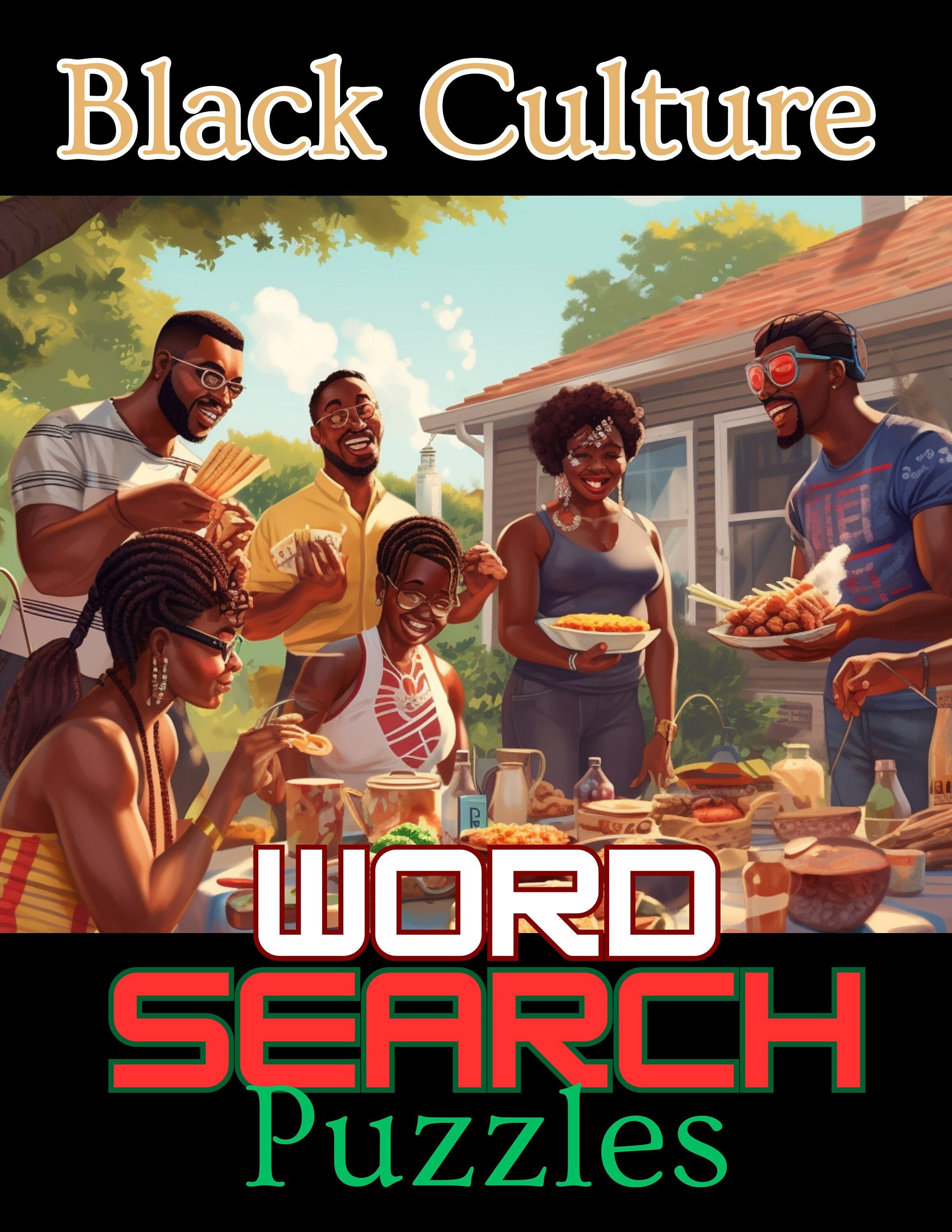 Black Culture Word Search Puzzles Pages - Etsy