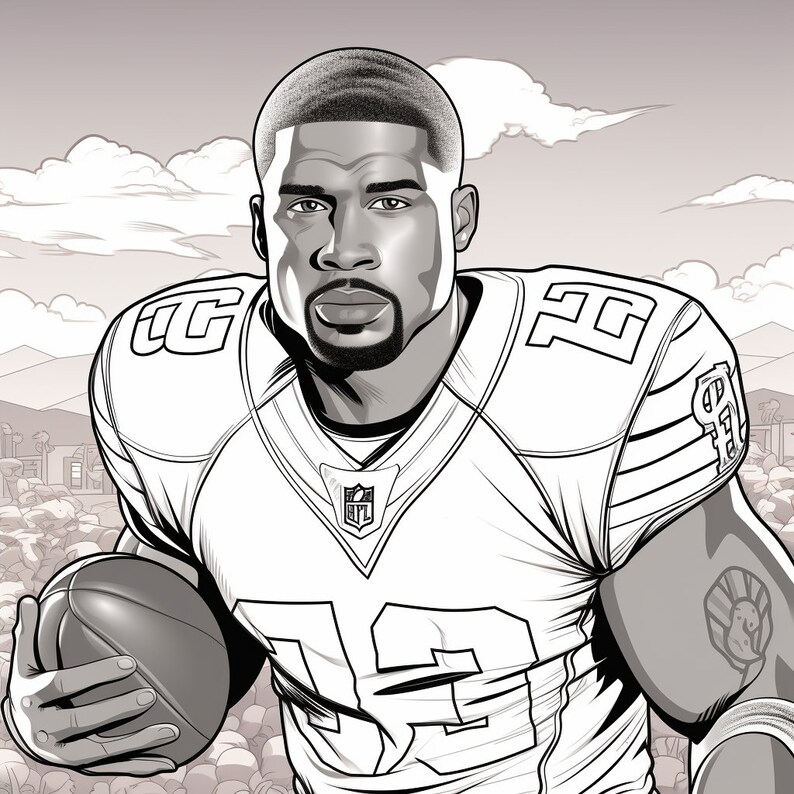 Coloring Champions Black Male Athletes Coloring Pages - Etsy