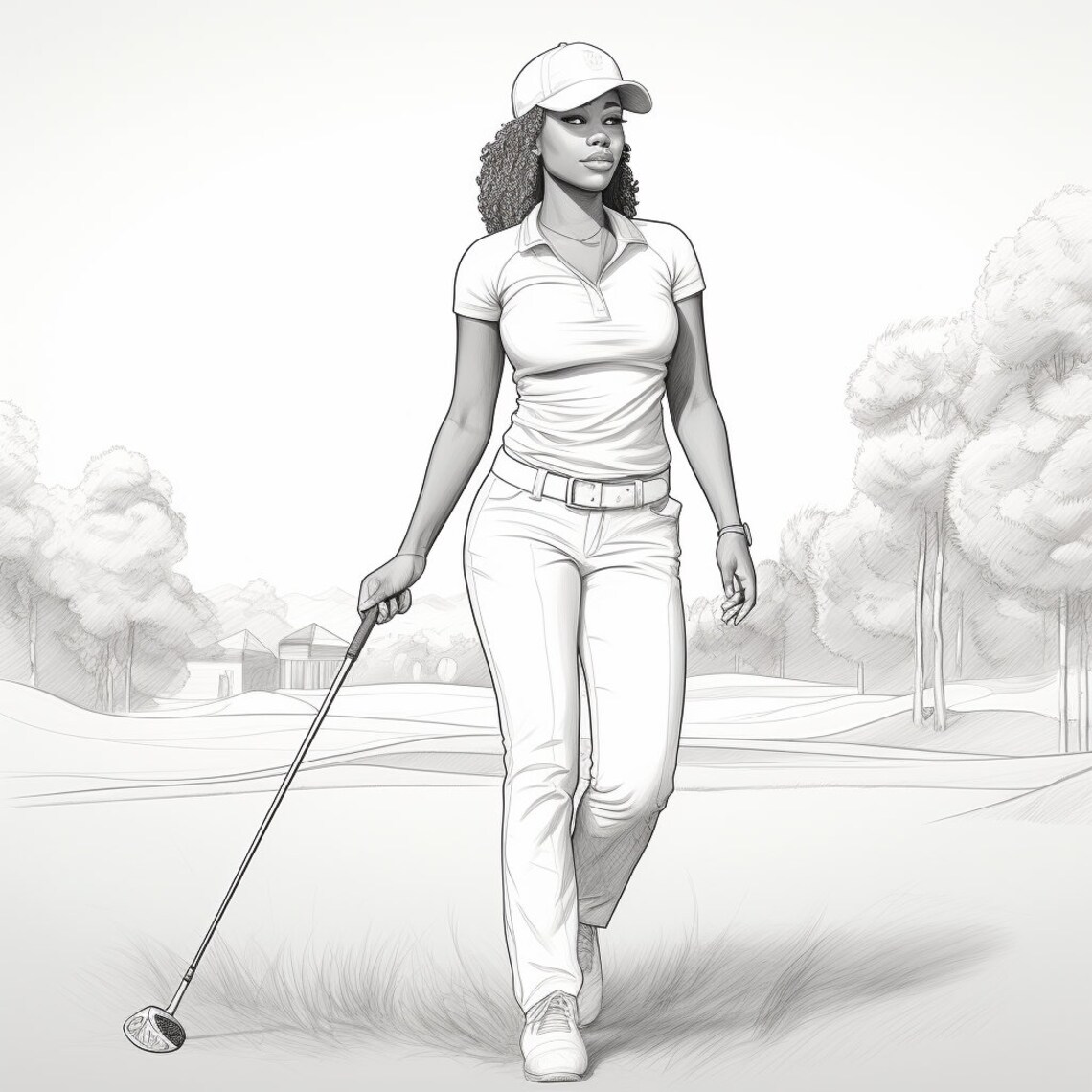 Coloring Champions Black Woman's Sports Coloring Pages - Etsy