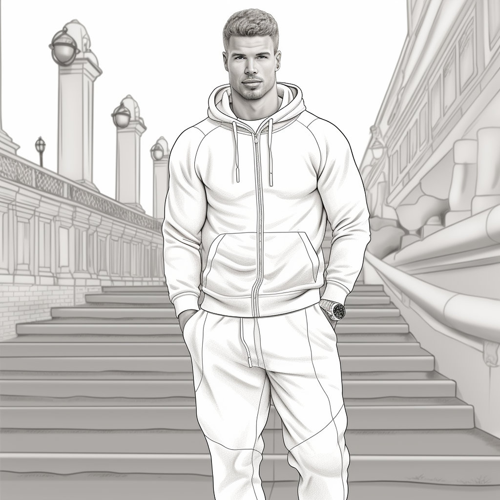 Smooth & Fly: Black Men's Fashion Coloring Book - Etsy