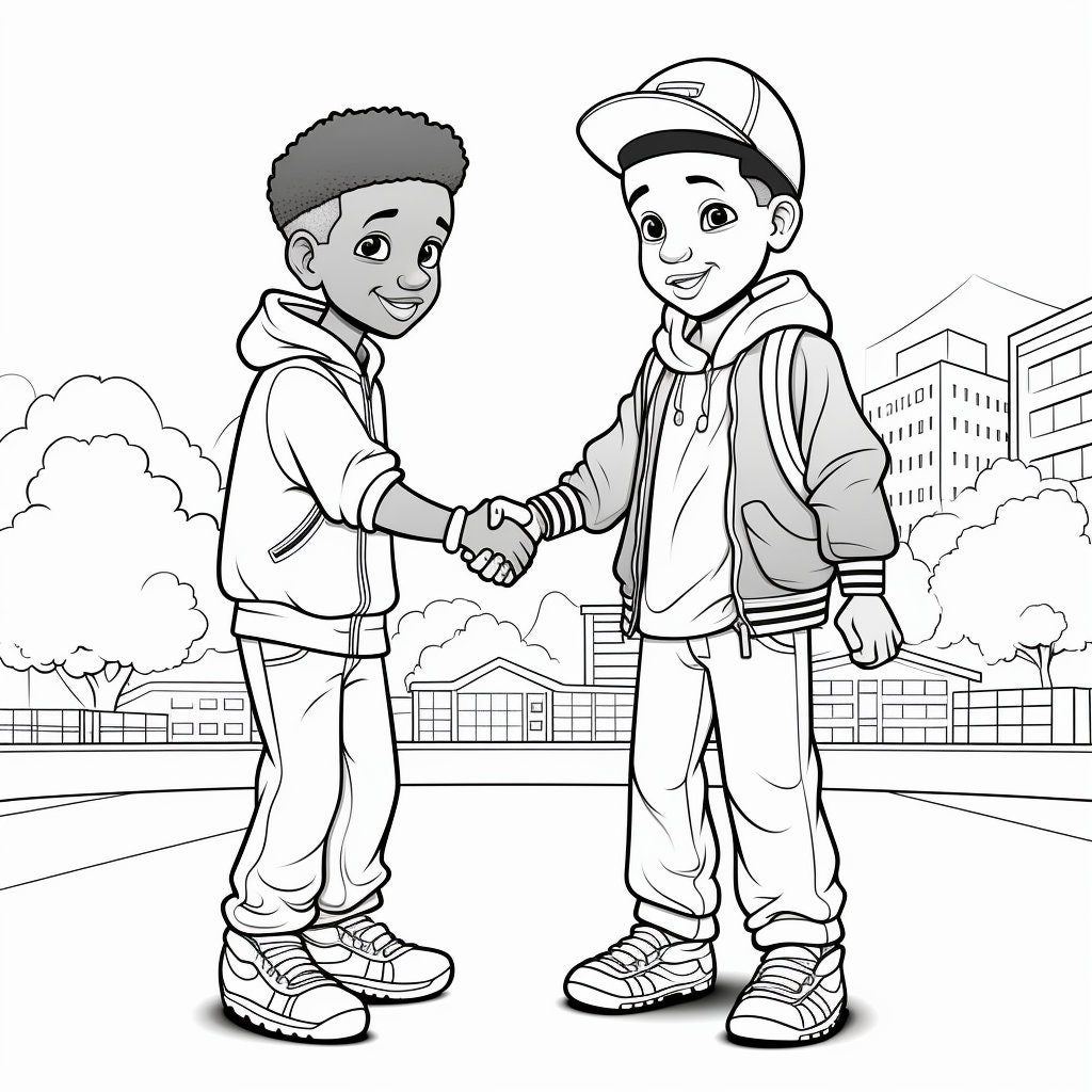 Black Boys Coloring Book: Unity, Peace & Love - Positive Youth Images ...
