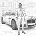 Shades of Swagger Black Mens Fashion Coloring Pages - Etsy