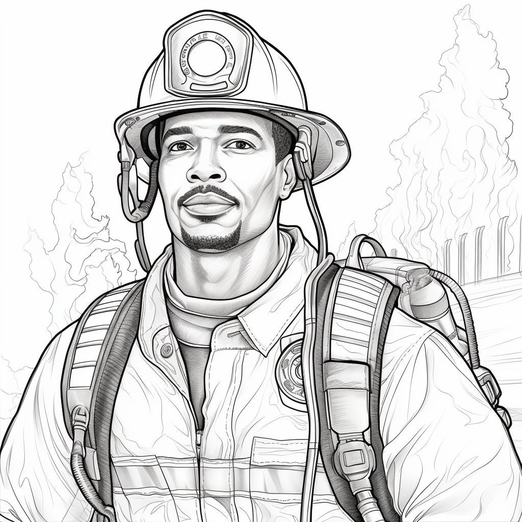 Shades of Achievement Black Man Coloring Pages - Etsy