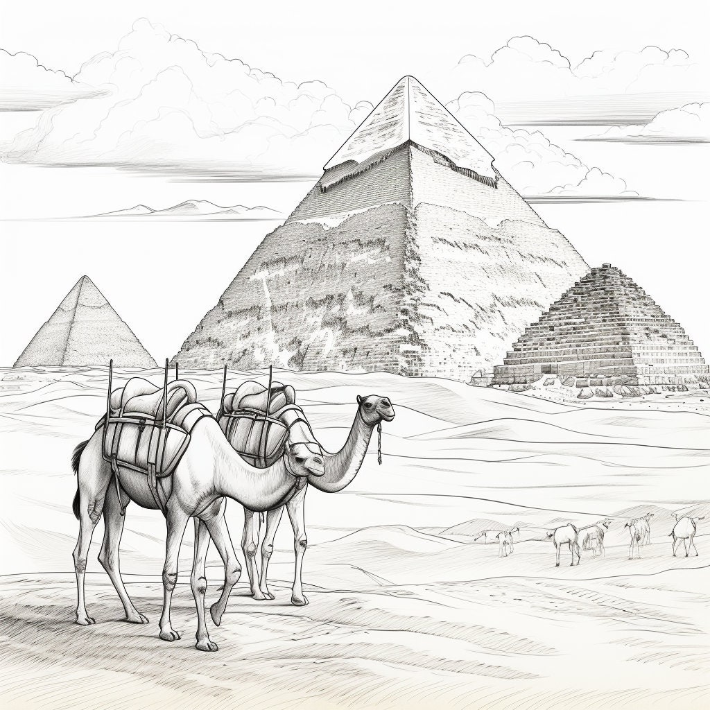 Beautiful African Landscapes Coloring Pages International Landscape and ...