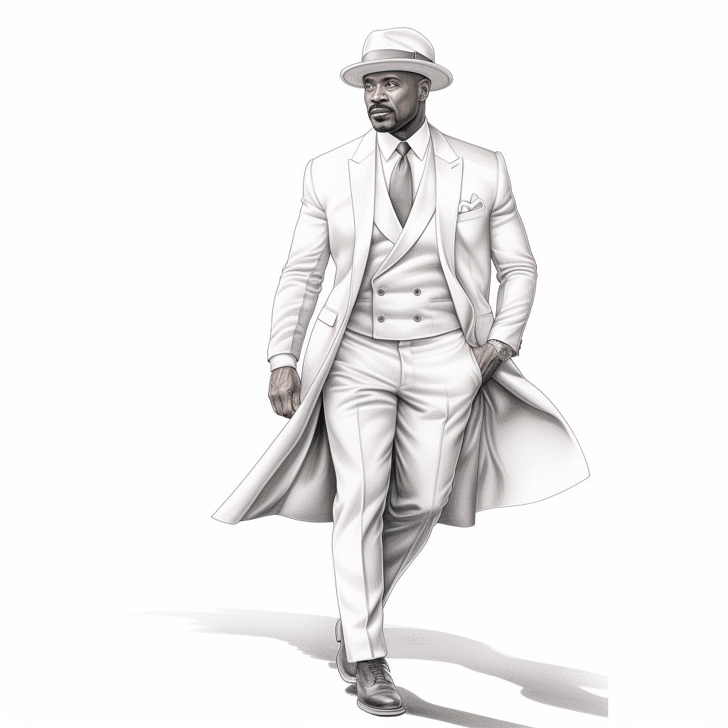 Smooth and Seasoned: Black Men's Fashion Coloring Book - Etsy