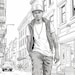 Shades of Swagger Black Mens Fashion Coloring Pages - Etsy