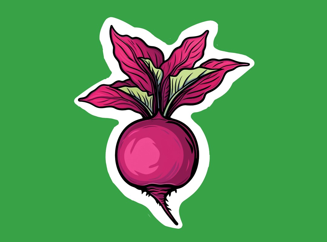 Digital Beetroot, Charity Donation, Food, Vegetable, PRINTABLE, Sticker ...