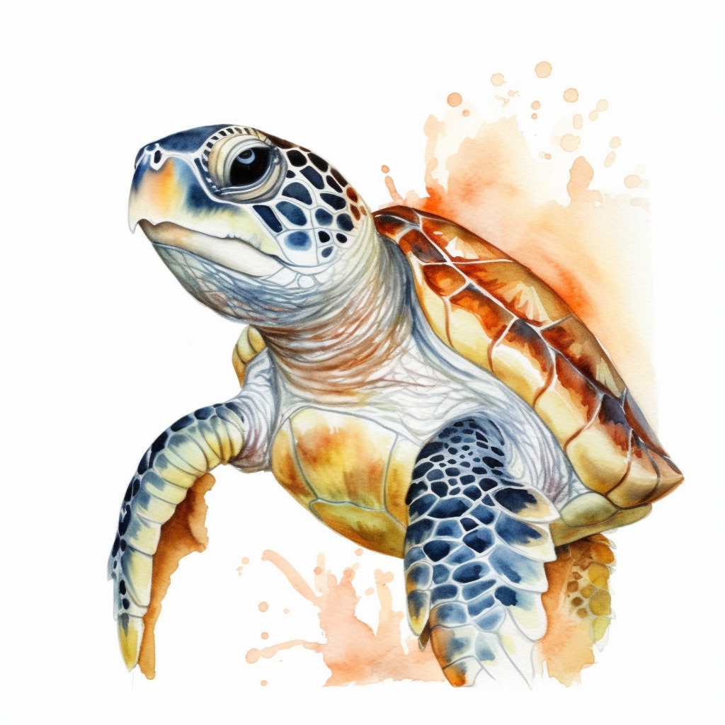 11 Endangered Species Baby Animals Watercolor Clipart, Jpegs, Digital ...