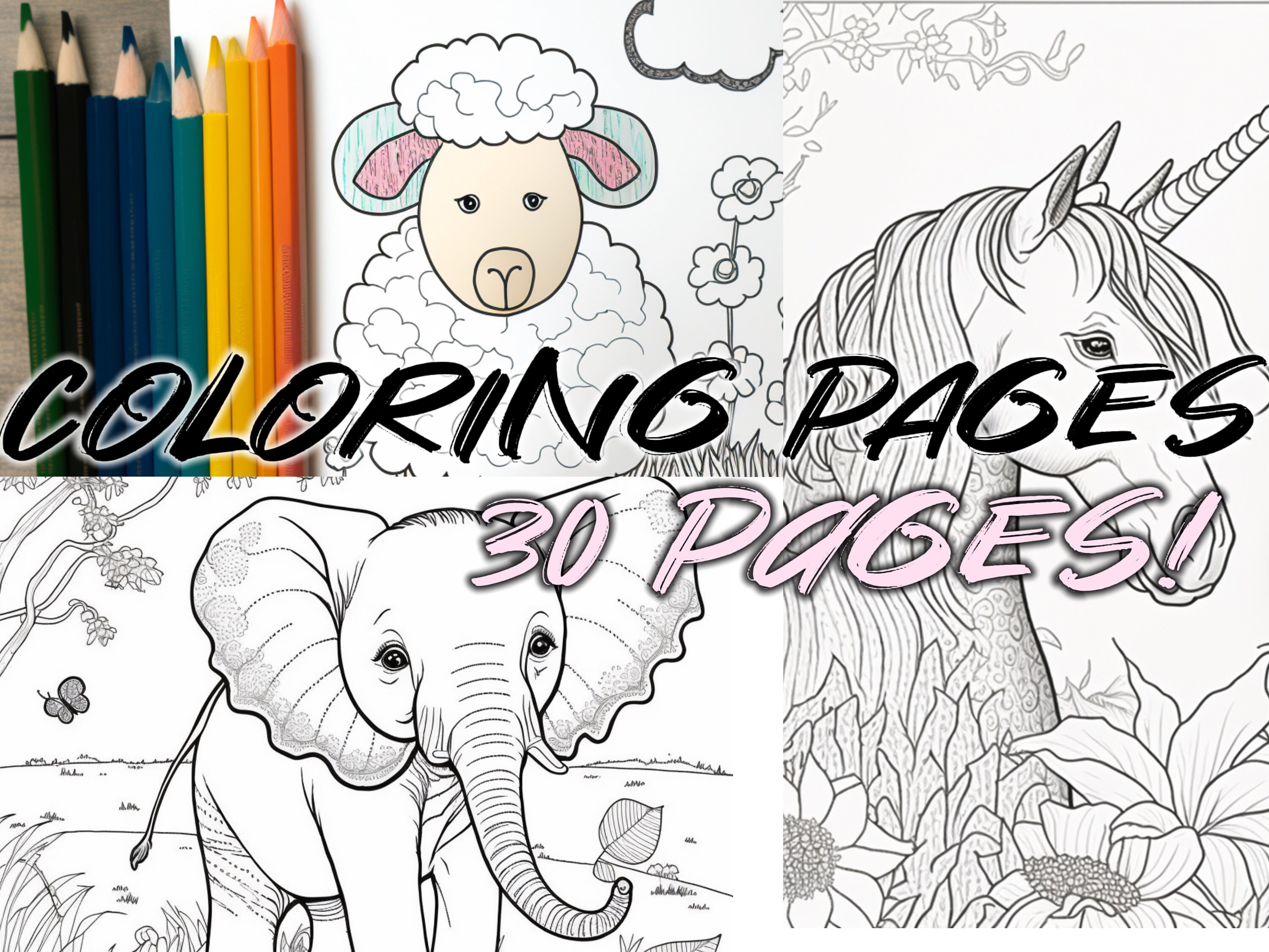 Children's Coloring Pages | Cute and Creative Animal Coloring Pages ...
