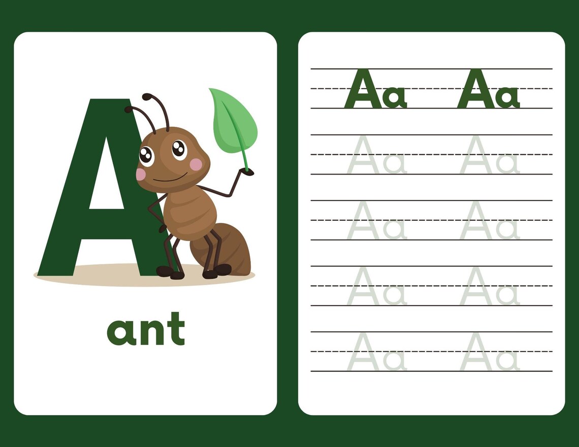Educational Alphabet Tracing Worksheets for Kids | ABC Letter Practice ...