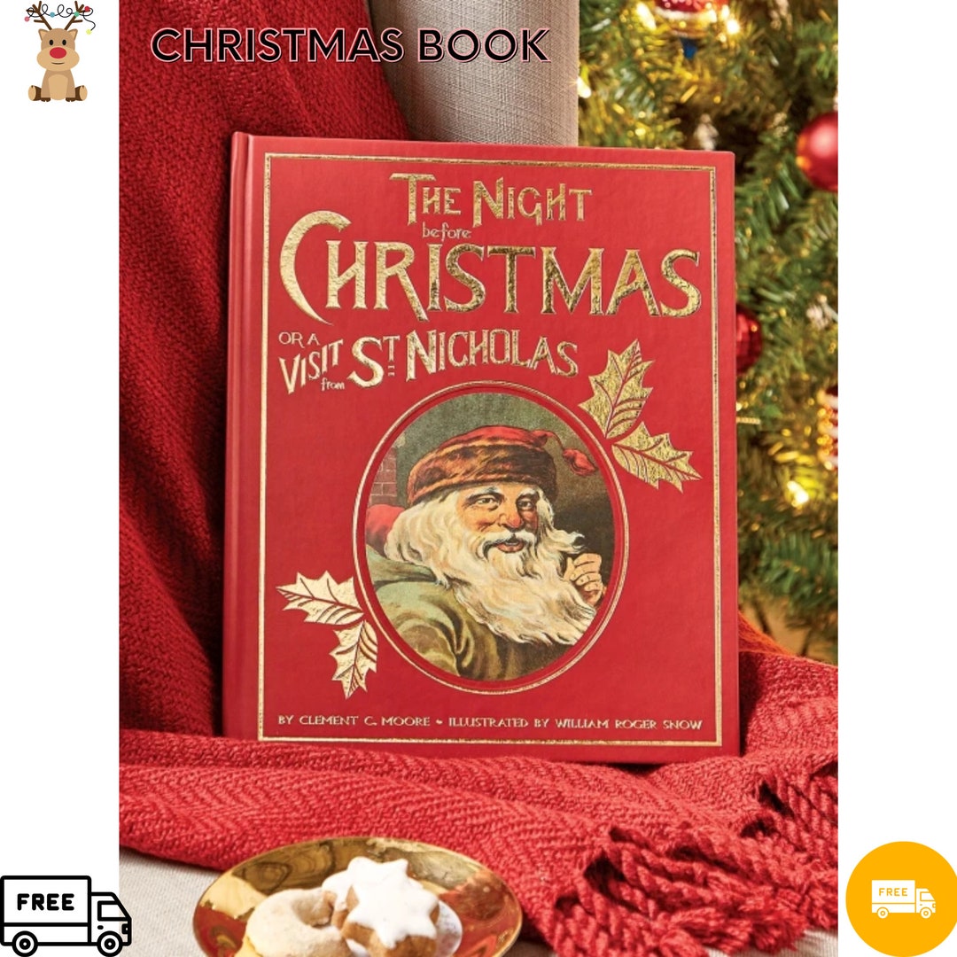 Twas the Night Before Christmas Book Hardcover Christmas - Etsy