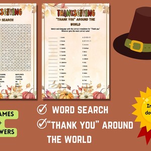 Thanksgiving Game BUNDLE, Thanksgiving Party Games for Adults ...