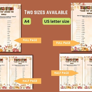 Thanksgiving Game BUNDLE, Thanksgiving Party Games for Adults ...