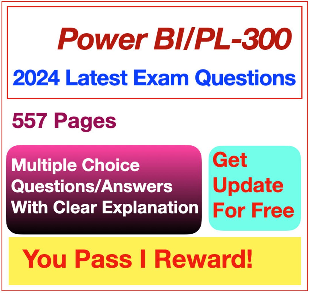 Exam PL-300: Microsoft Power BI Data Analyst Certification | Practice Questions | Digital Exam ...