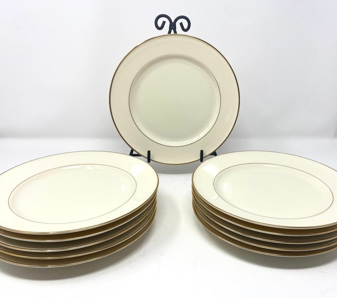 Mikasa Fine Ivory Stanton Gold Salad Dessert Plates Set of 11 - Etsy