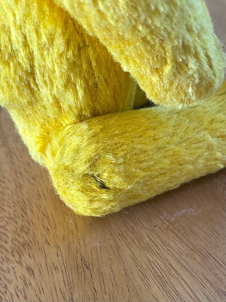 Vintage Golden Teddy Bear Articulated Arms and Legs Squeaker - Etsy