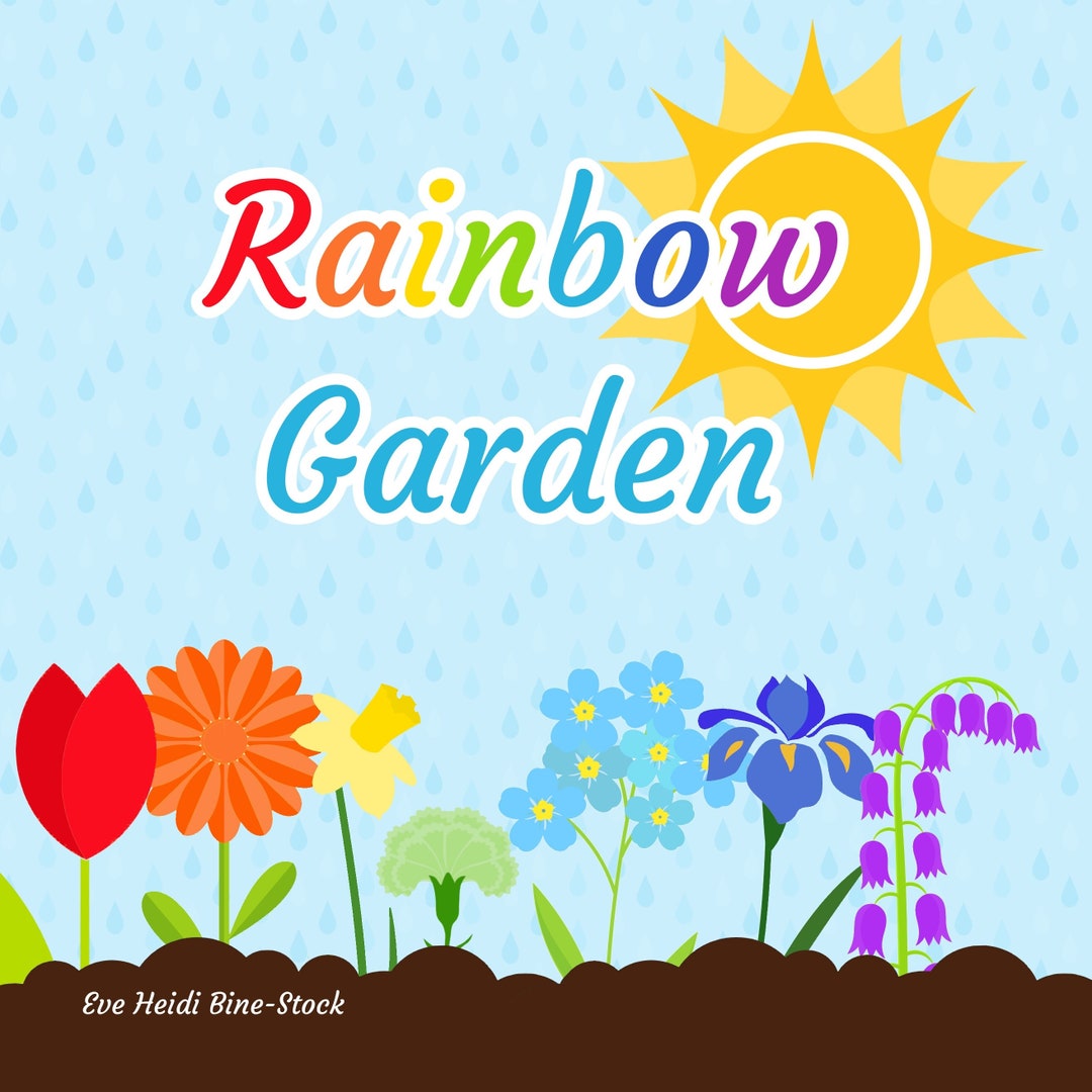 Rainbow Garden (colors for Kids) - Children's Book - Etsy