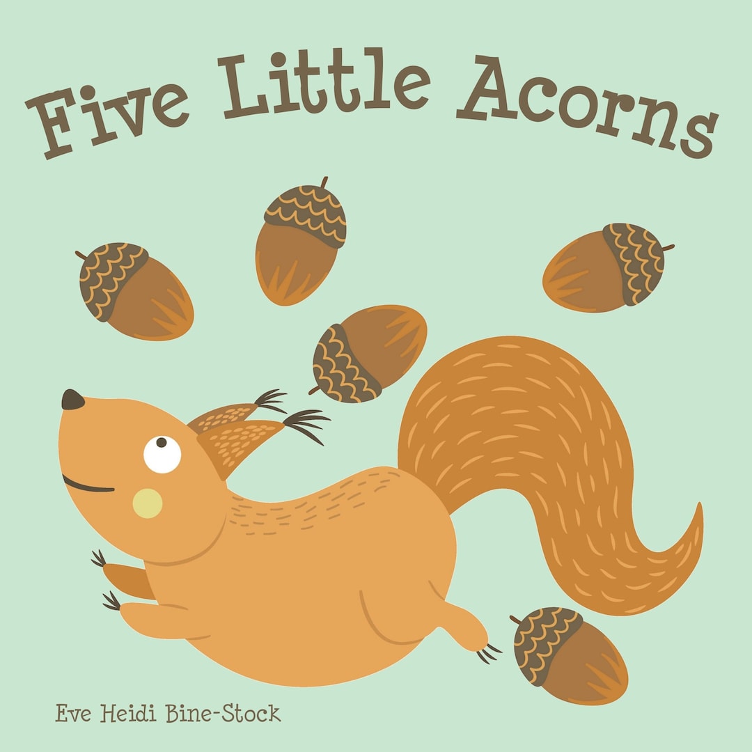 Five Little Acorns - Counting Book - Children's Book - Etsy