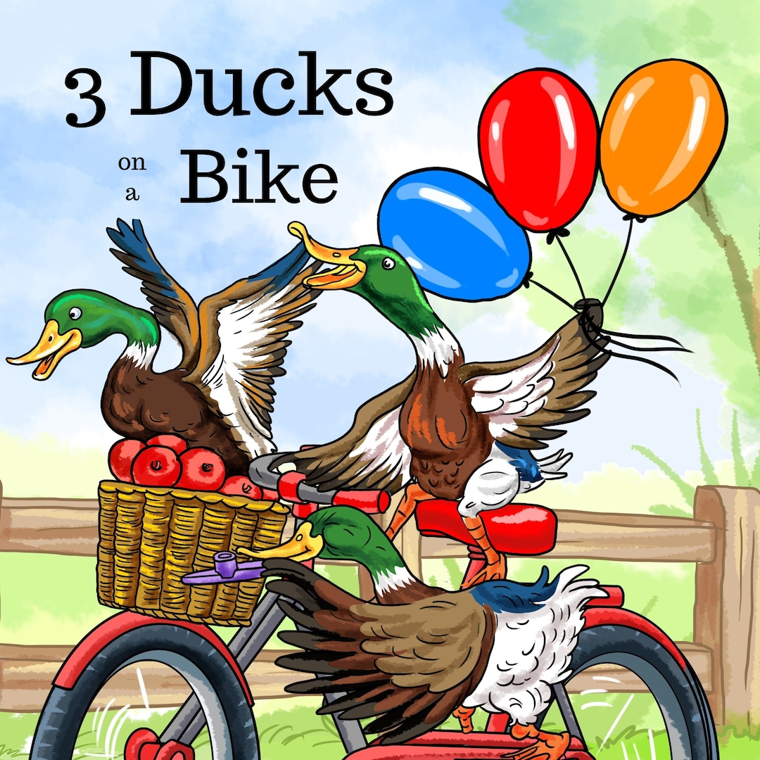 3 Ducks on a Bike - Children's Book - Etsy