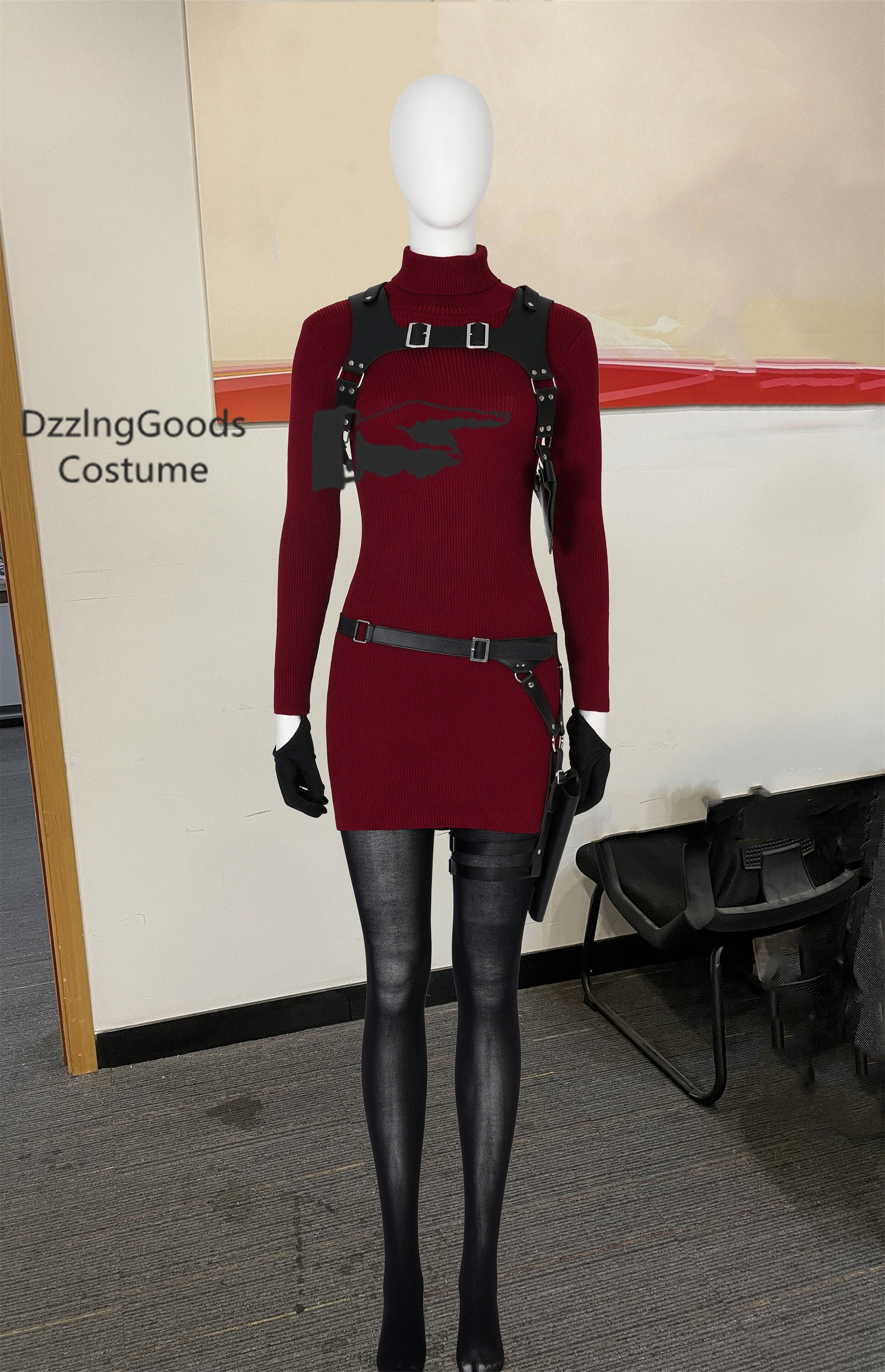 Ada Wong Cosplay Costume Ada Wong Red Sweater Resident Evil - Etsy Canada