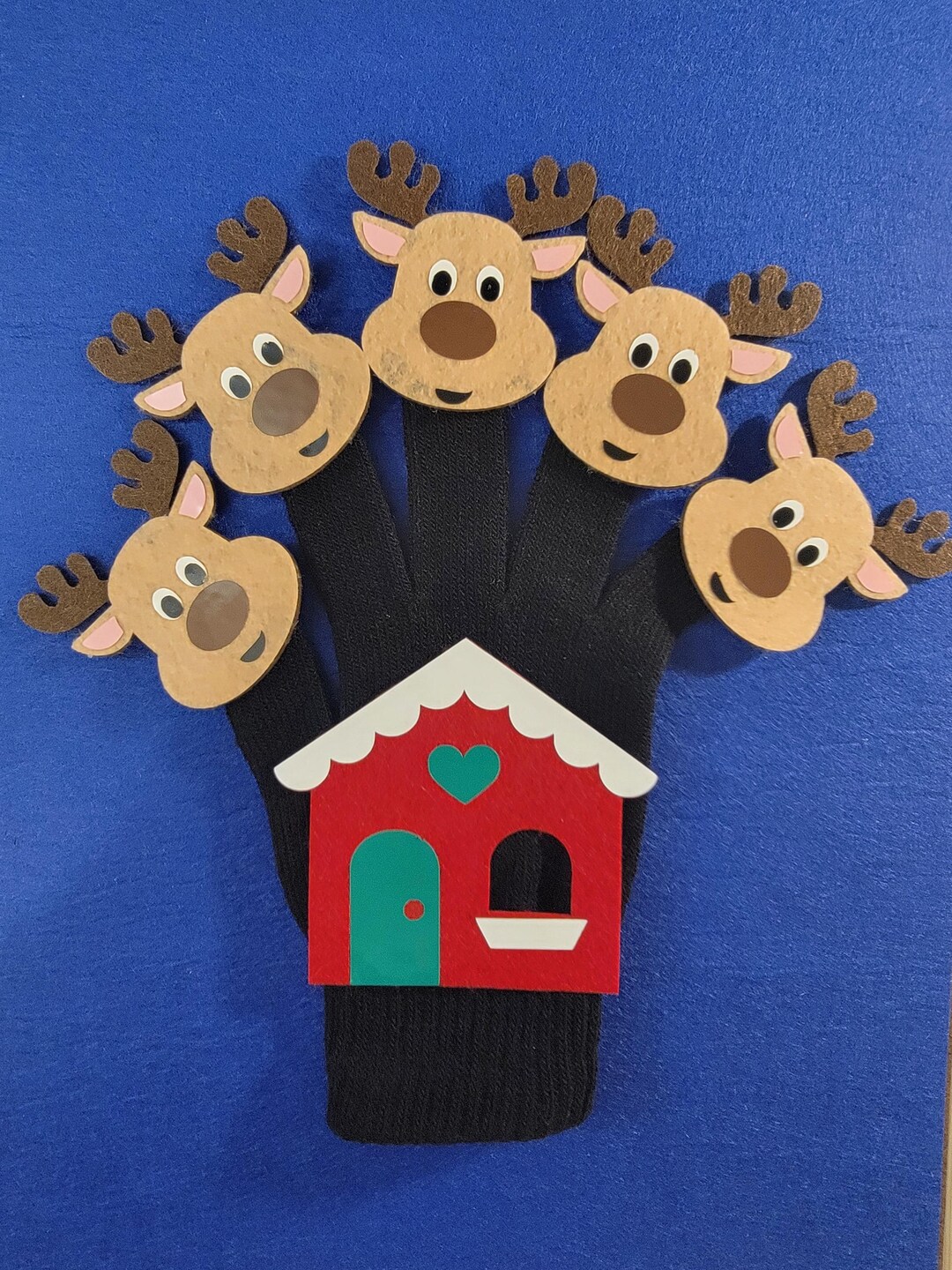 5 Little Reindeer - Etsy