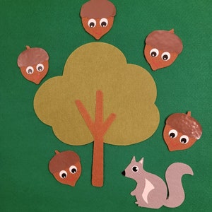 Five Little Acorns - Etsy