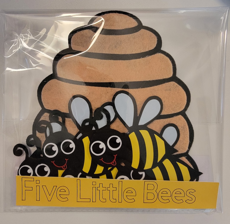 Five Little Bees - Etsy