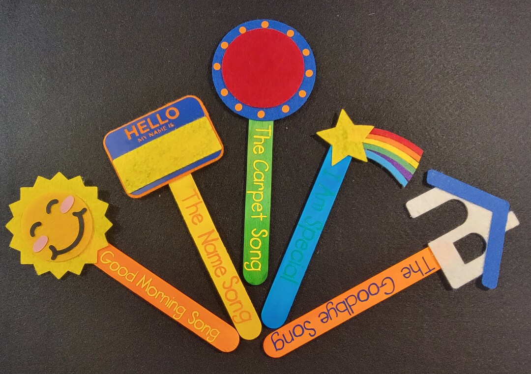 Back to School Song Sticks - Etsy