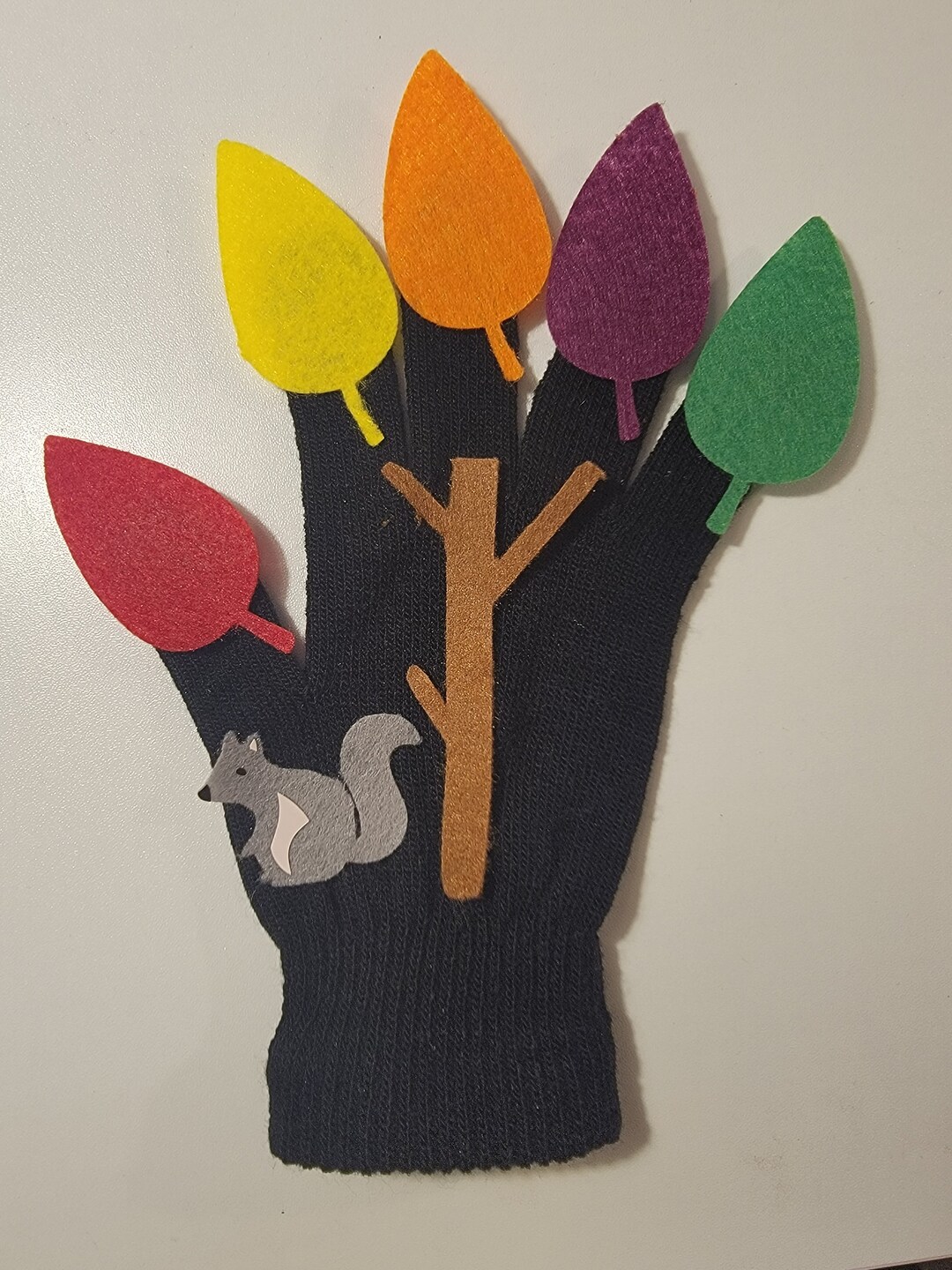 5 Little Leaves Fingerplay - Etsy