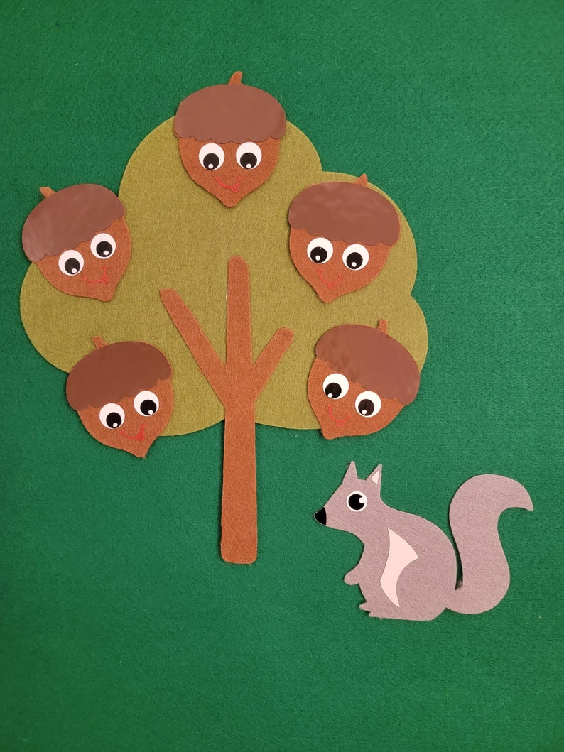 Five Little Acorns - Etsy