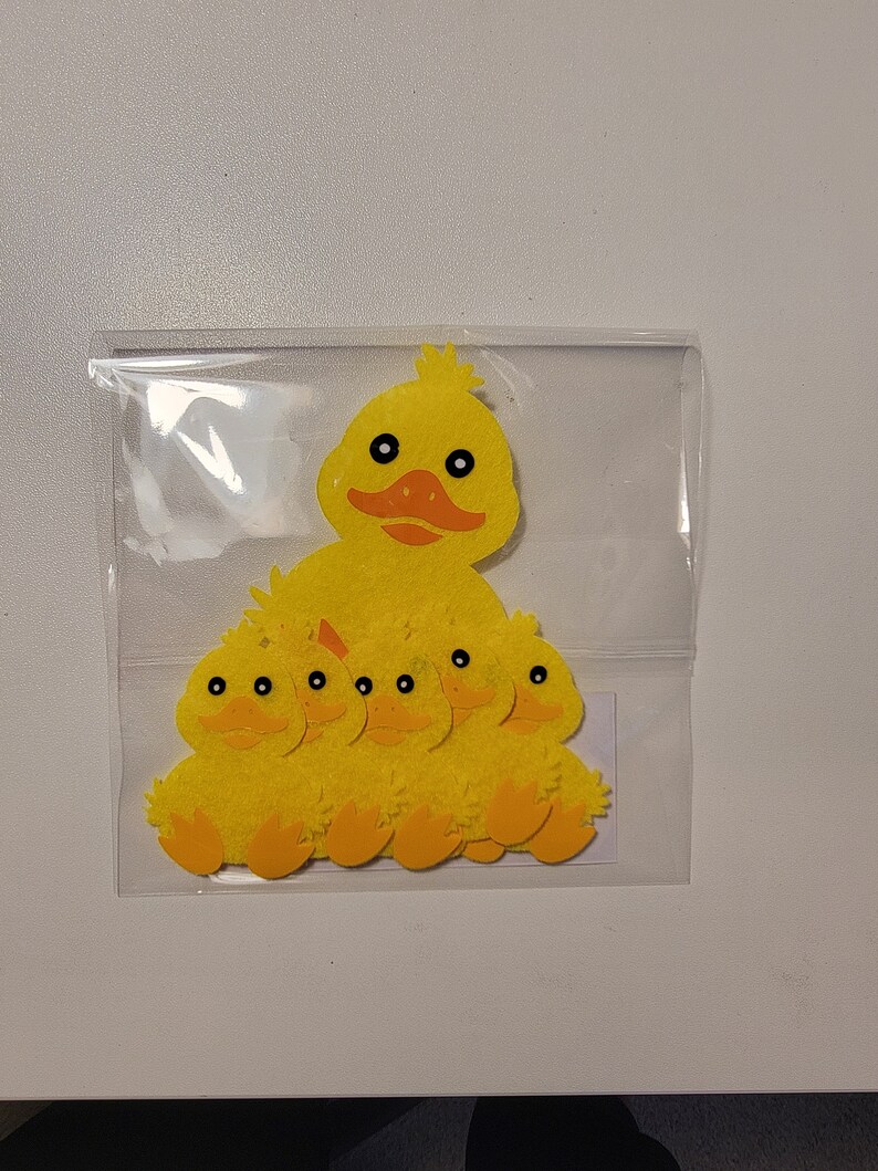 5 Little Ducks Fingerplay - Etsy