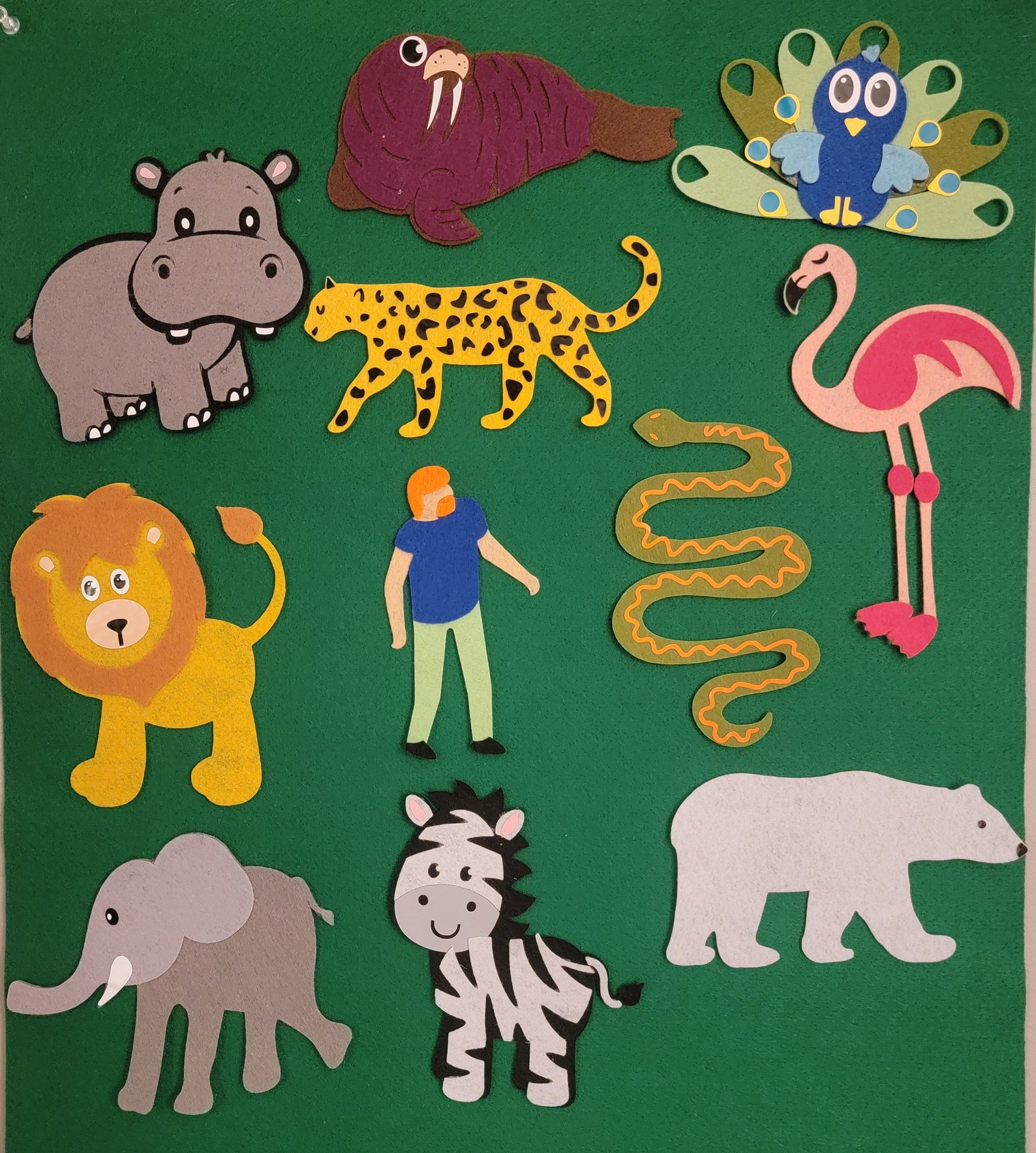 Polar Bear, Polar Bear Flannel Board - Etsy