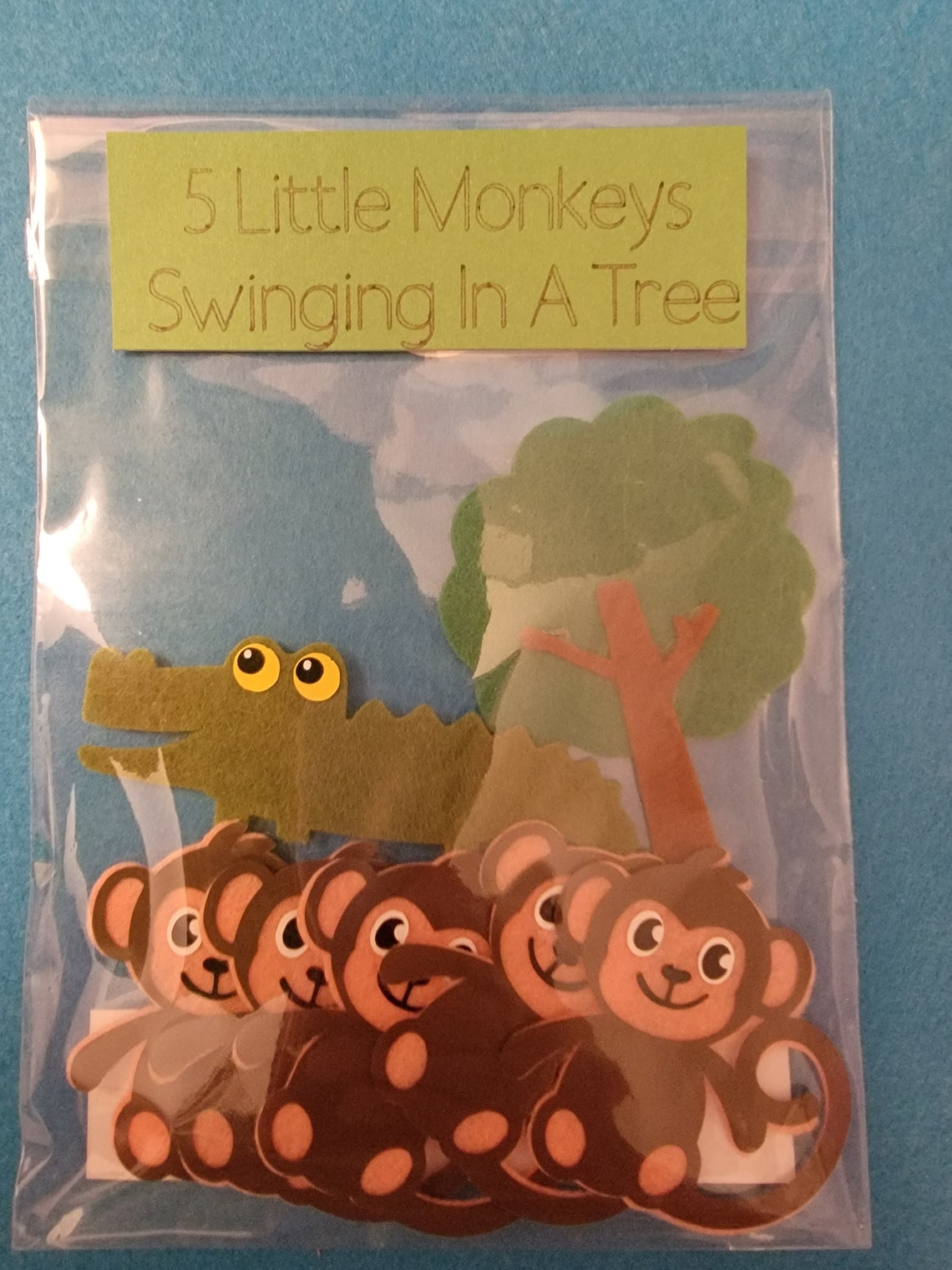 Five Little Monkeys (glove Included) - Etsy